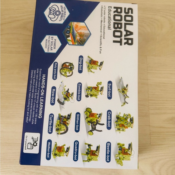 stem | Toys | Stem Solar Robot Educational Building Set Blue Green ...